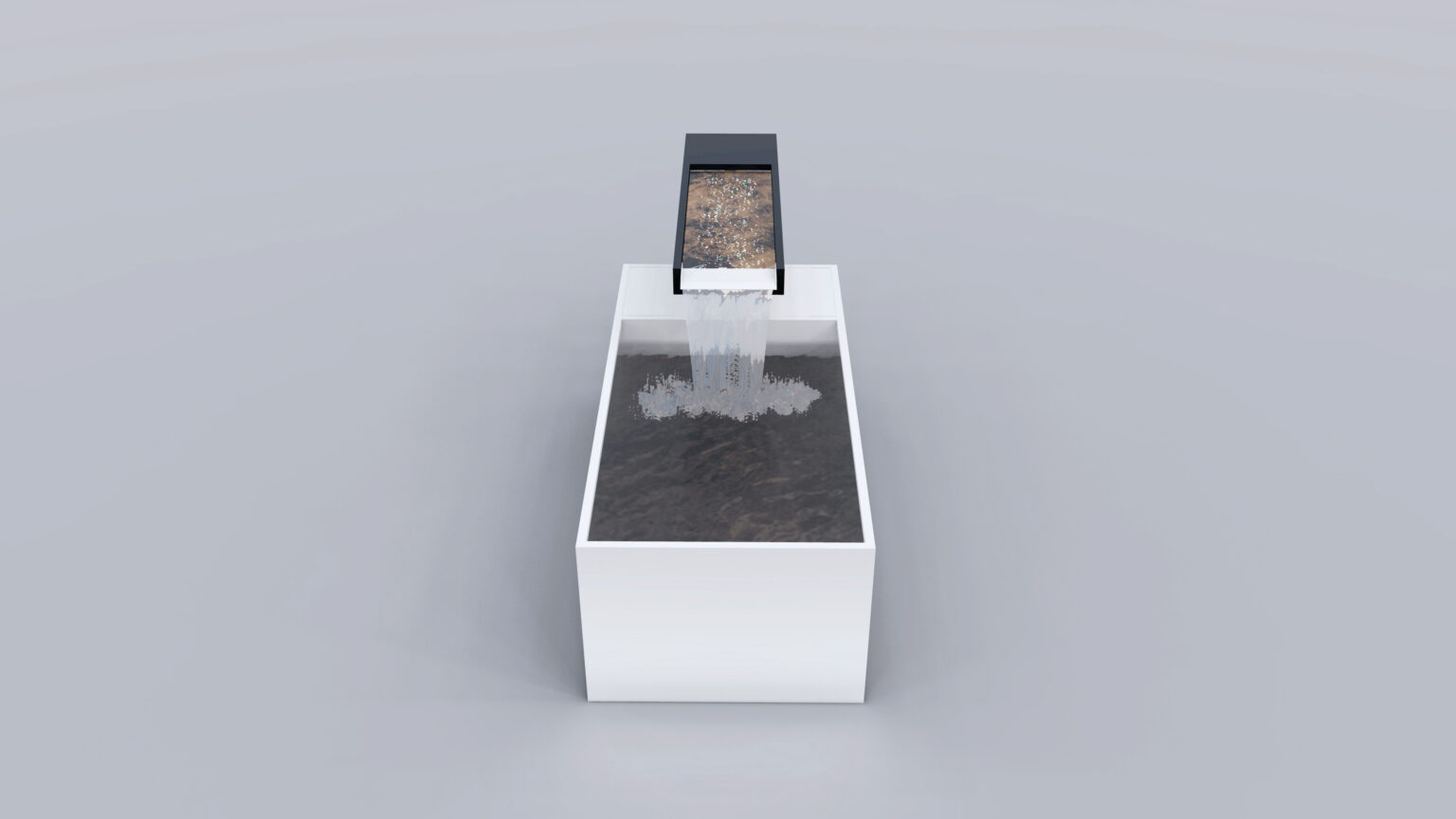 “STARYFALL” Cascading Water Feature with Channel and Basin ...
