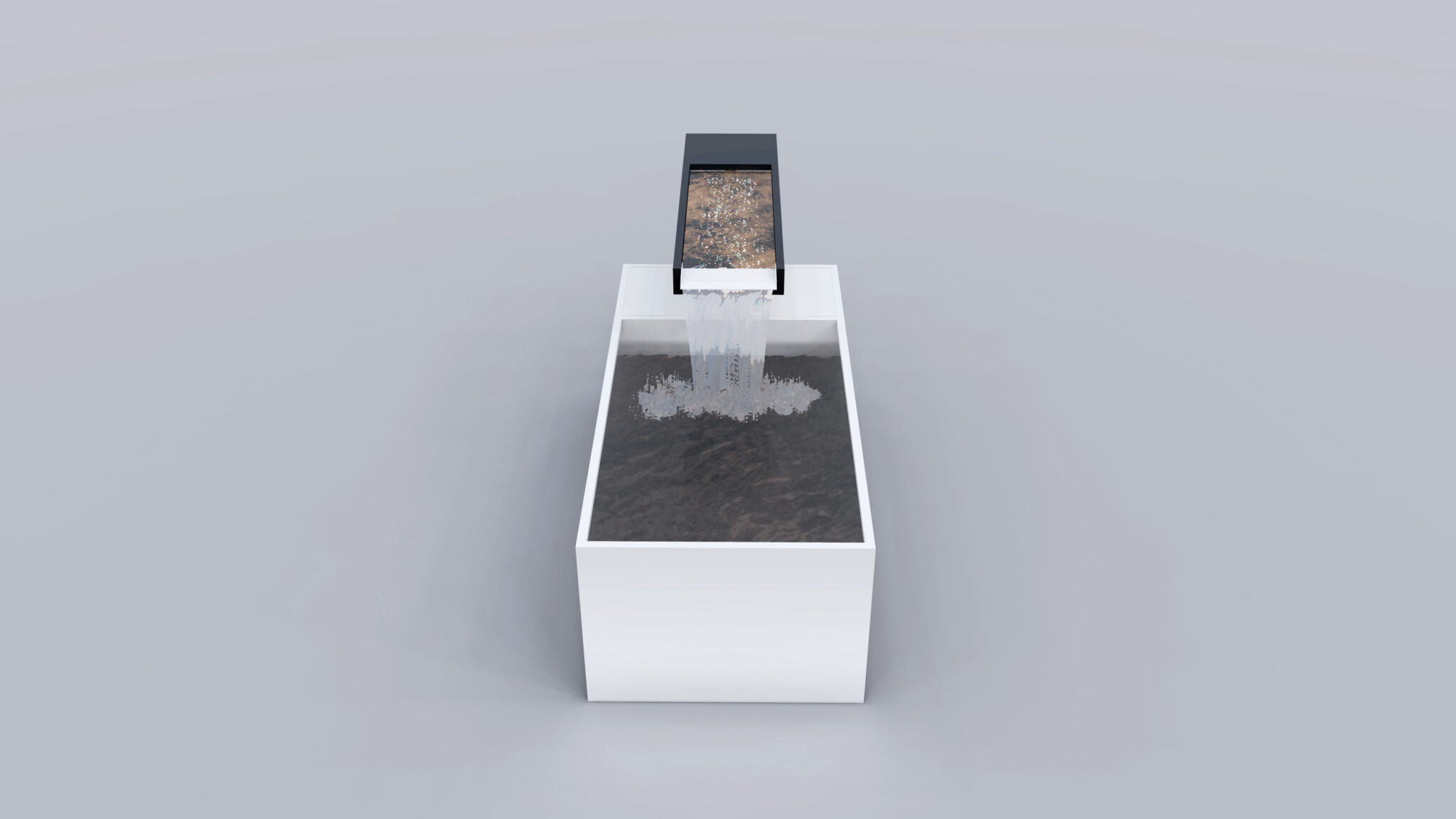 “STARYFALL” Cascading Water Feature with Channel and Basin ...
