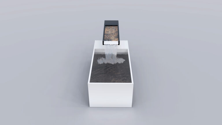 “STARYFALL” Cascading Water Feature with Channel and Basin ...